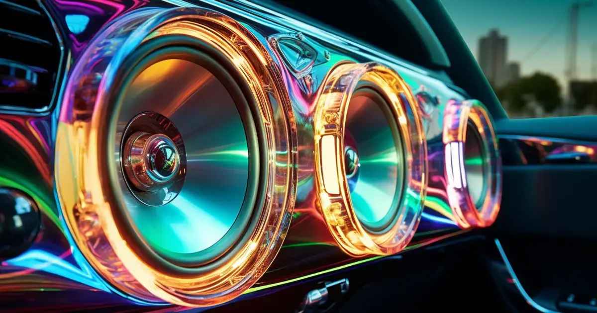Fancy light up speakers - Area 41 Car Audio
